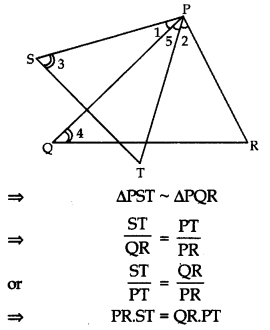 Triangles Class 10 Extra Questions Maths Chapter 6 with Solutions - Learn CBSE