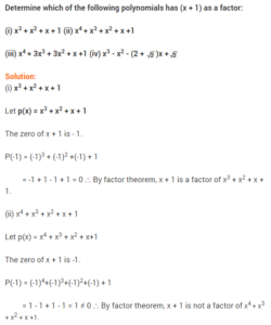 NCERT Solutions for Class 9 Maths Chapter 2 Polynomials Ex 2.4