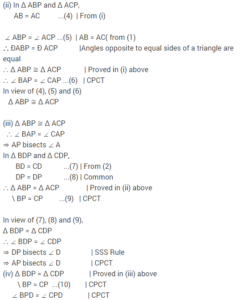 NCERT solutions for class 9 maths chapter-7 Triangles Ex-7.3