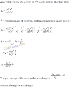 NCERT Exemplar Class 12 Physics Chapter 12 Atoms - Learn CBSE